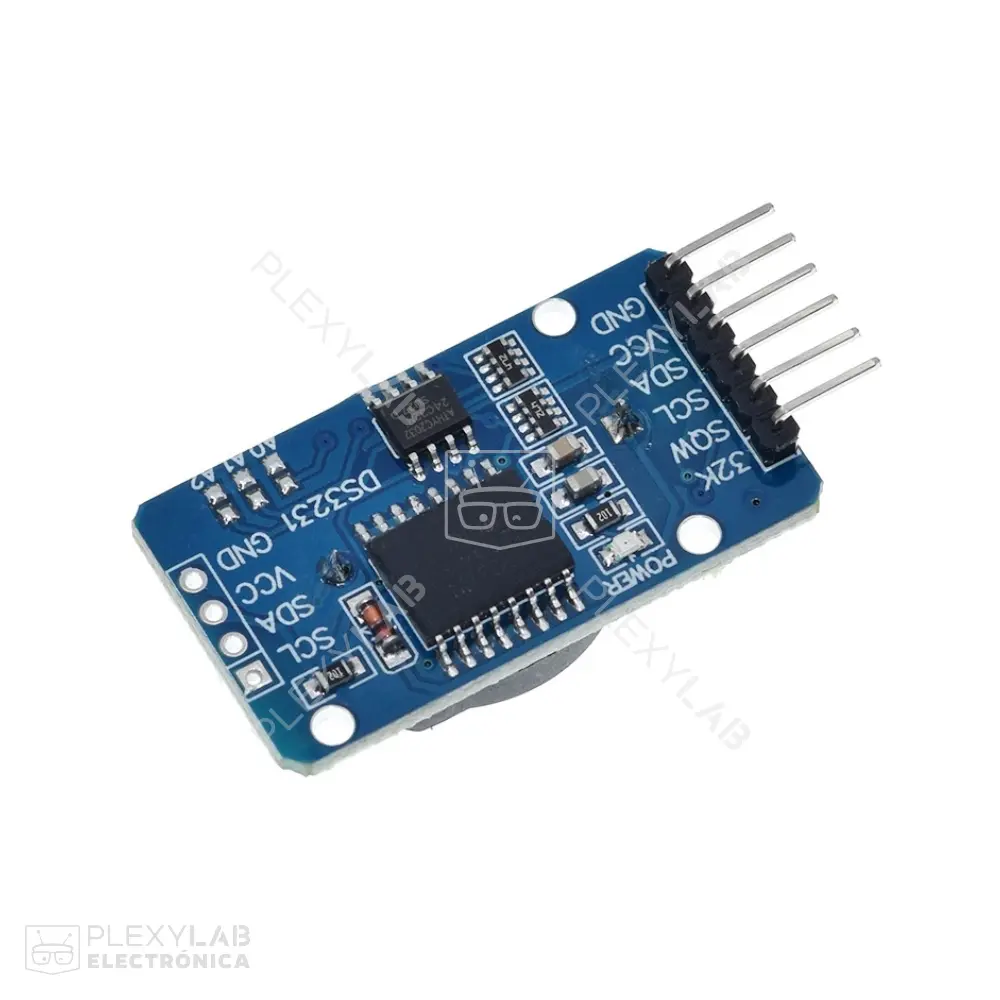 Módulo RTC DS3231 reloj en tiempo real | PLEXYLAB